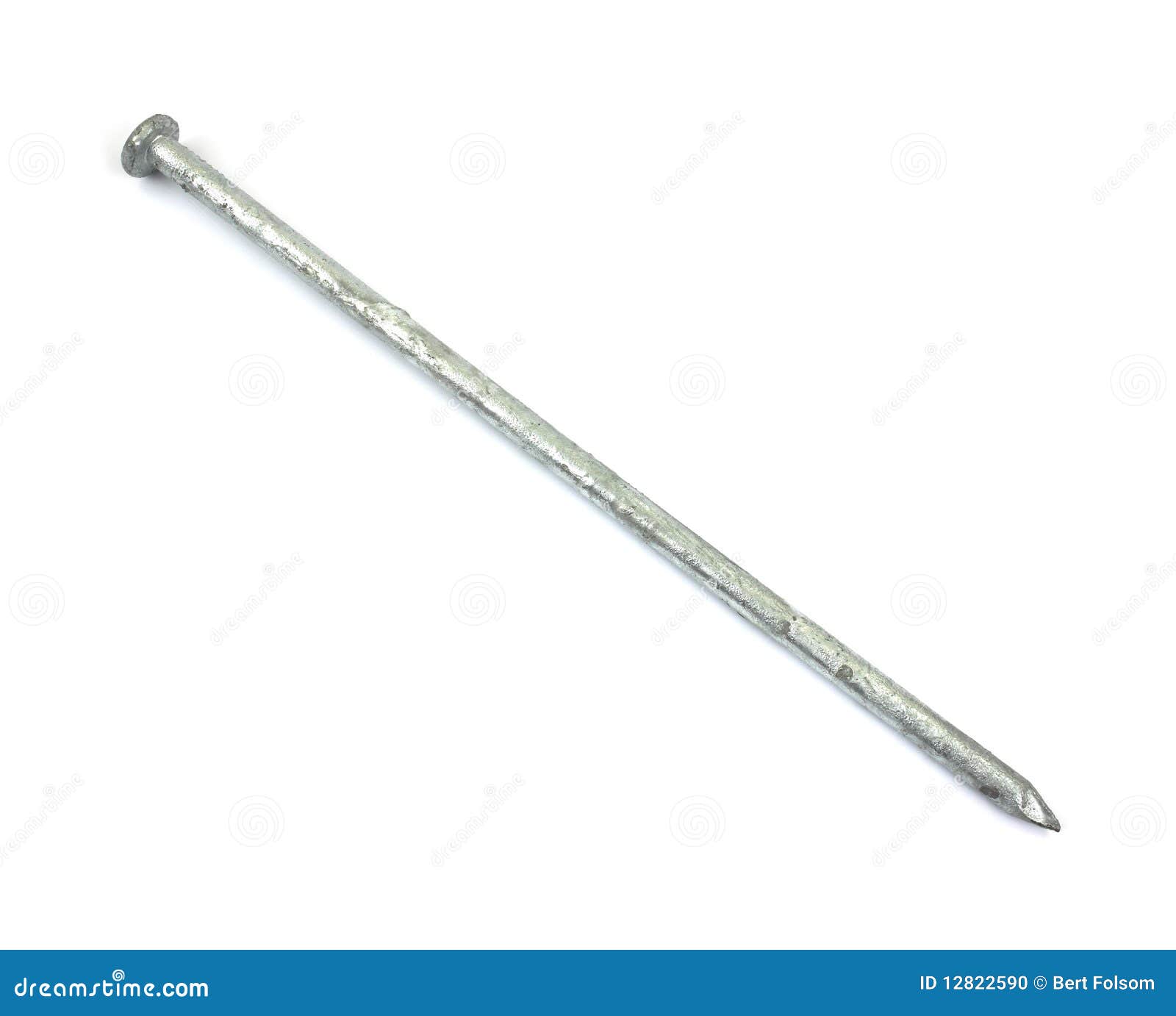 Twelve inch long spike stock photo. Image of round, construction - 12822590