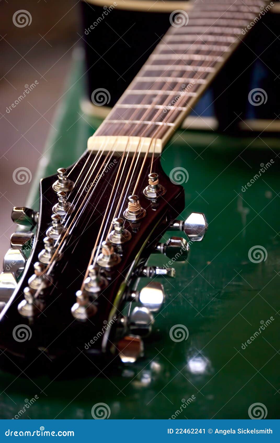Twelve String Guitar stock image. Image of heads, music - 22462241