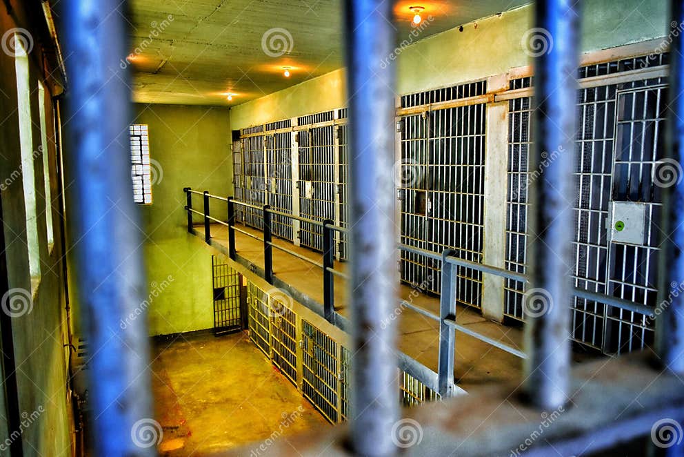 Maximum Security Prison Cell Wing Stock Image - Image of inmate ...