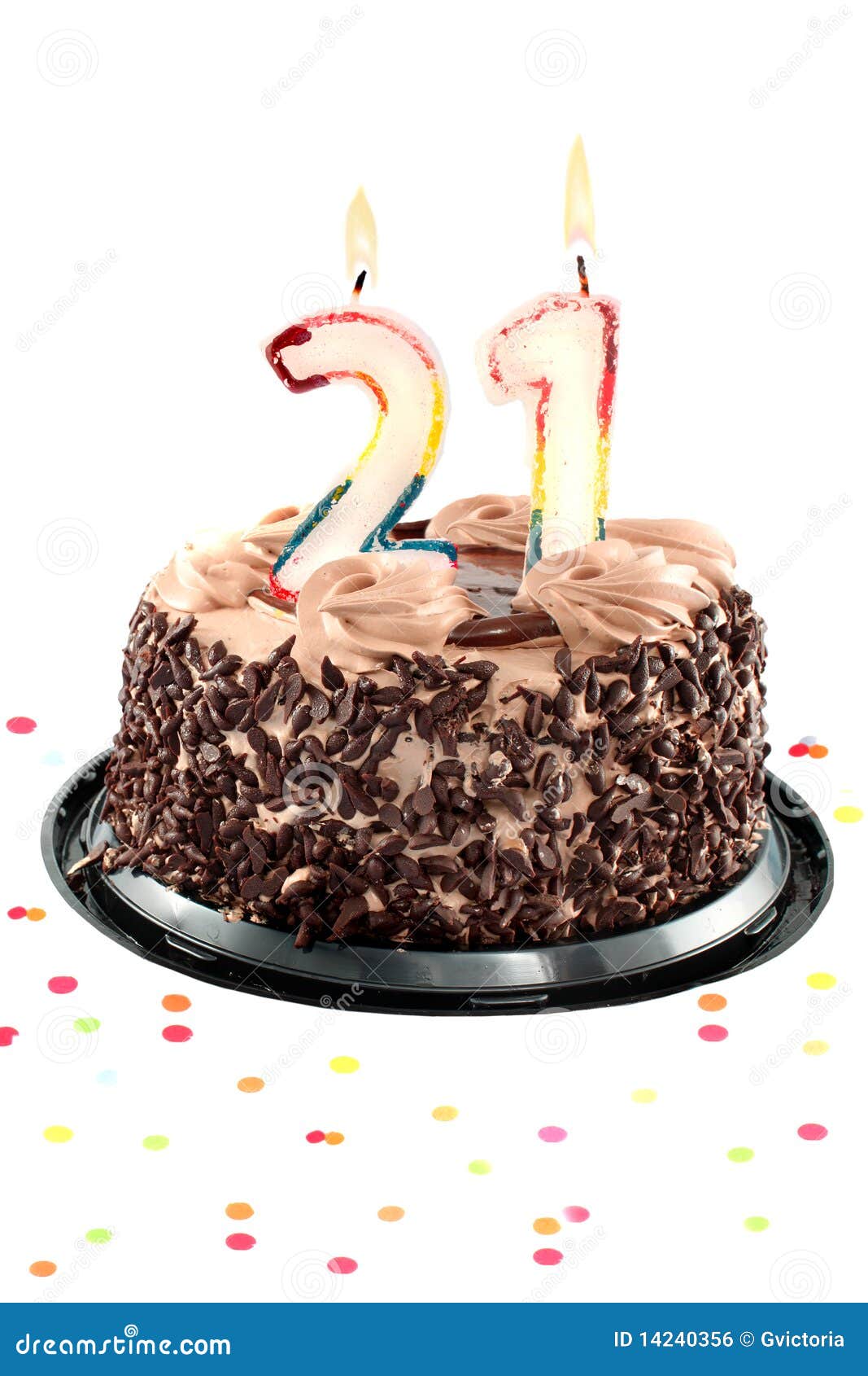 Twenty First Birthday or Anniversary Stock Photo - Image of seasonal ...