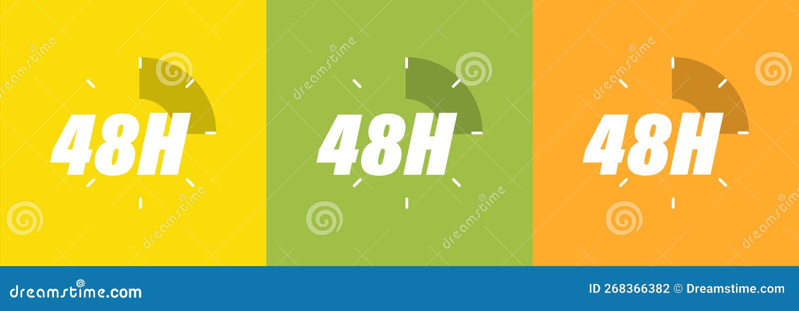 Twenty Four Hour Set of Posters Stock Vector - Illustration of anytime ...