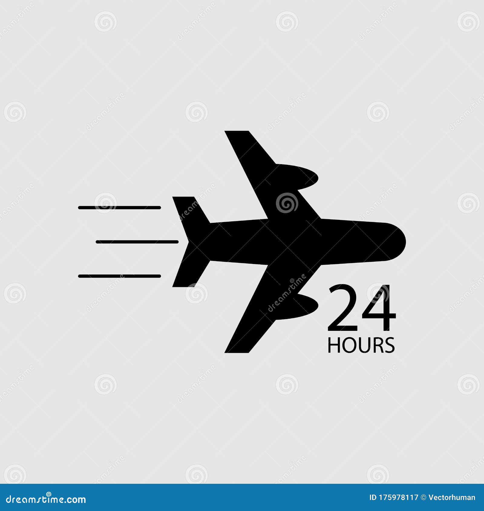 Twenty four hour symbol stock vector. Illustration of call - 175978117