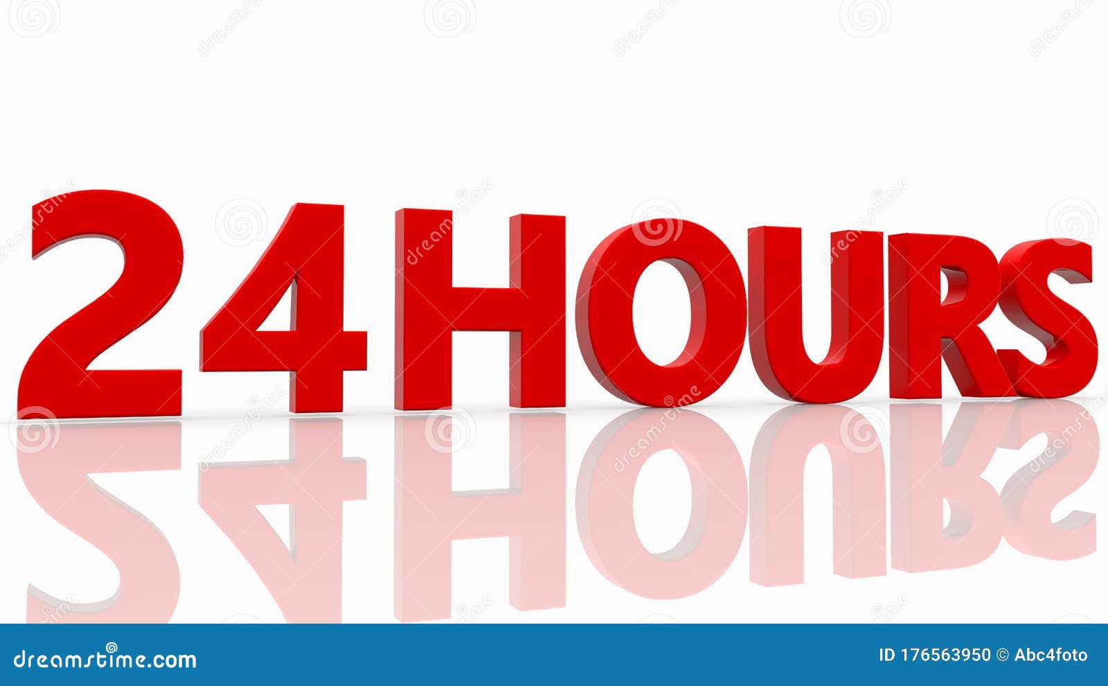 Twenty Four Hours Concept on White Stock Illustration - Illustration of ...