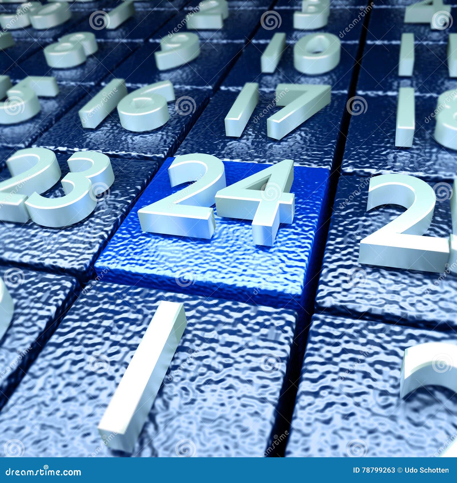 Twenty-fourth calendar day stock image. Image of holidays - 78799263