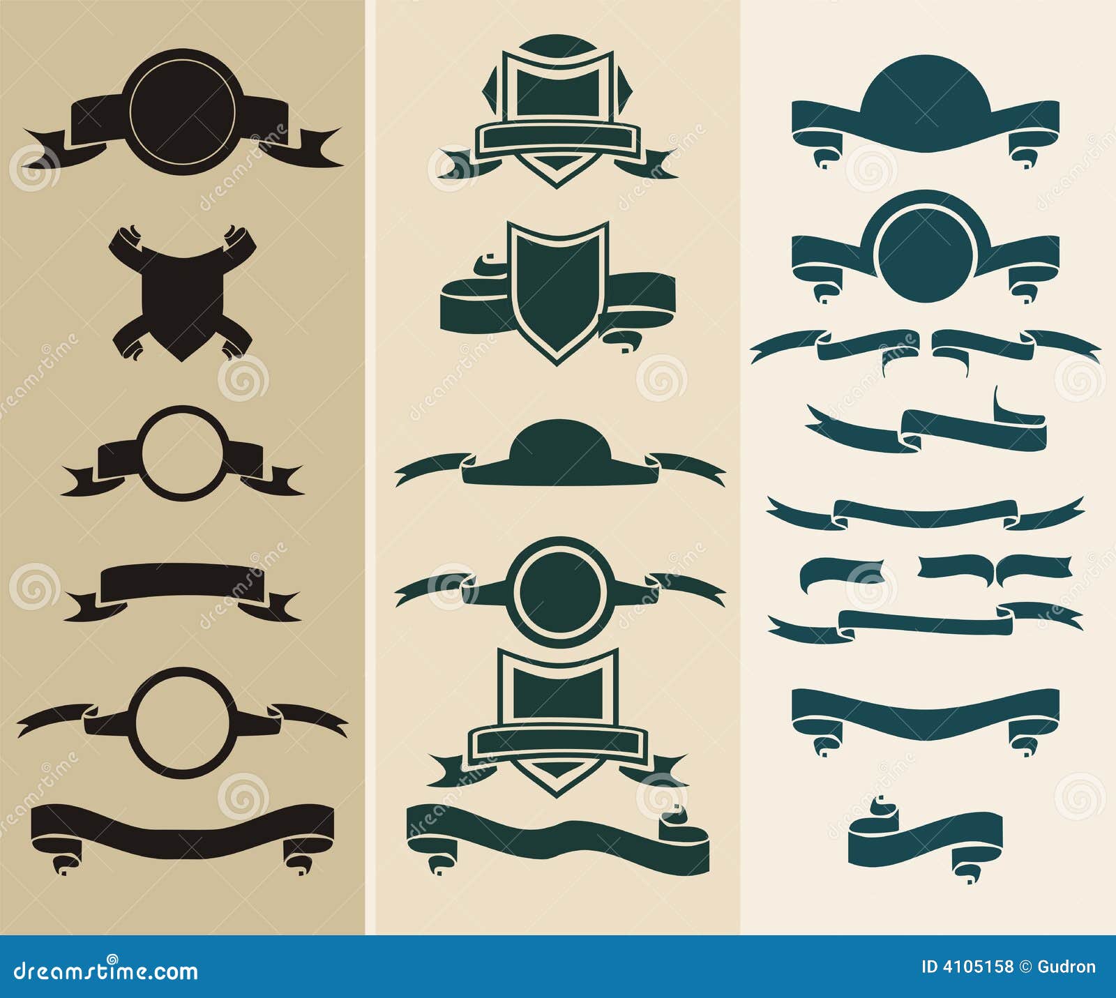 Red Medallion Vector Illustration | CartoonDealer.com #7103366