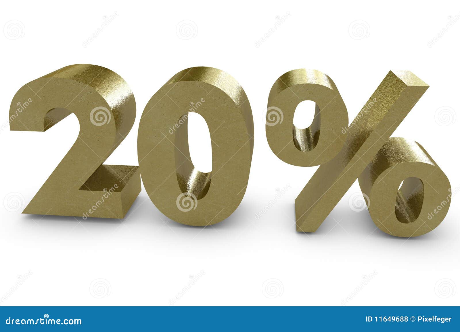 Twenty Percent Stock Illustration | CartoonDealer.com #4023538