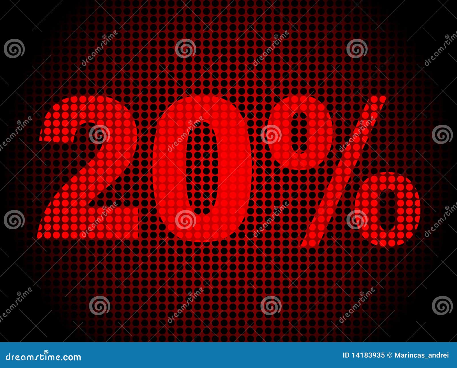 Twenty Percent Stock Illustration | CartoonDealer.com #4023538