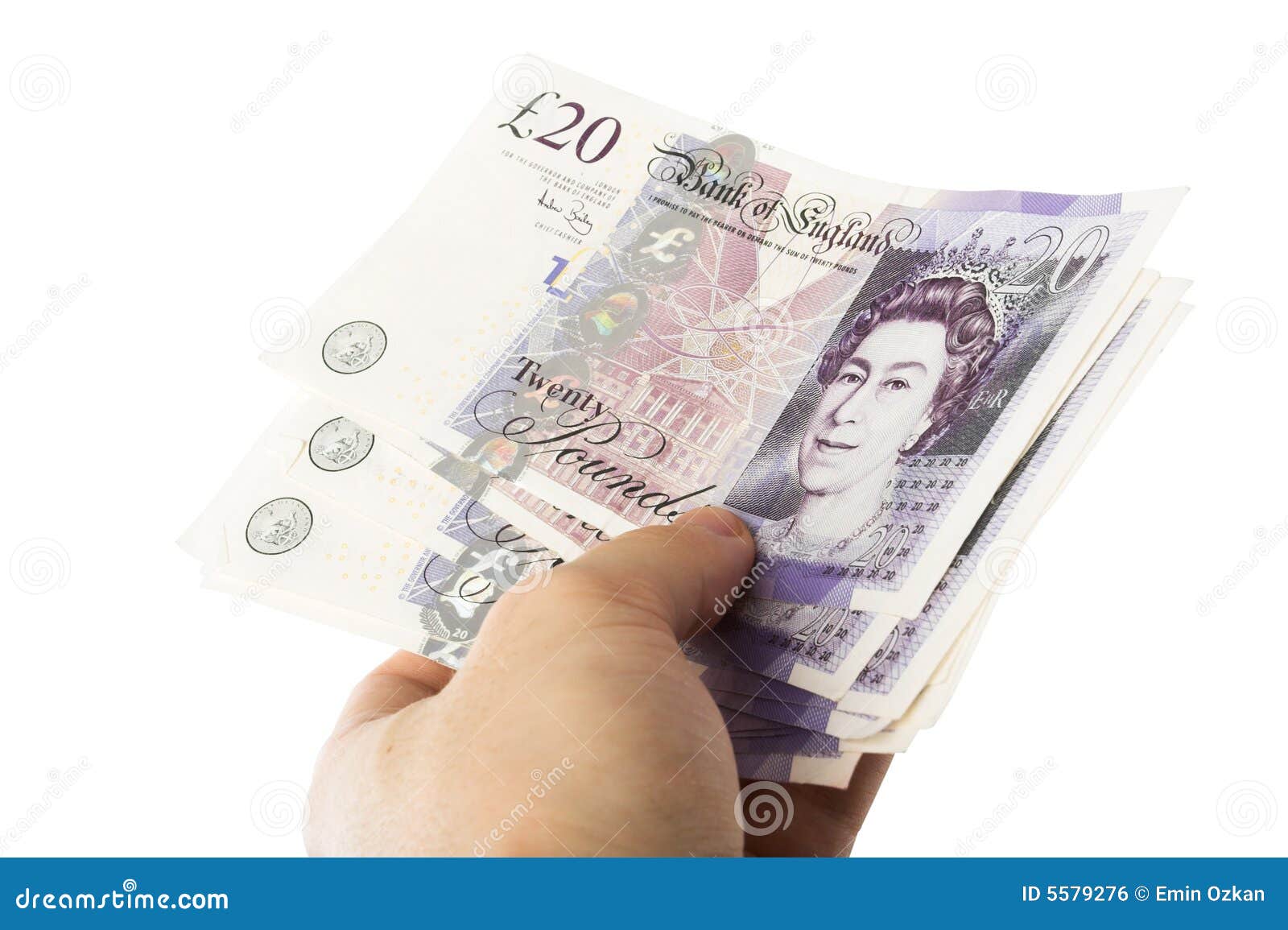 Twenty pounds in hand editorial photo. Image of european - 5579276