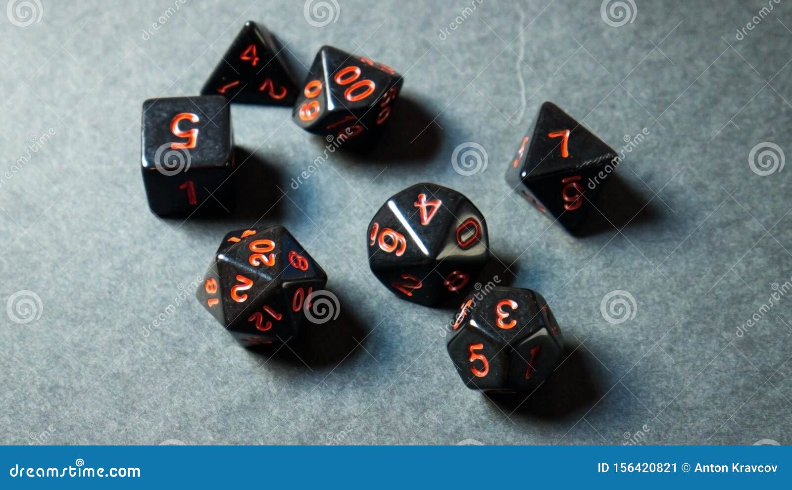 A Twenty-sided Dice Thrown Onto a White Surface. Stock Image - Image of ...