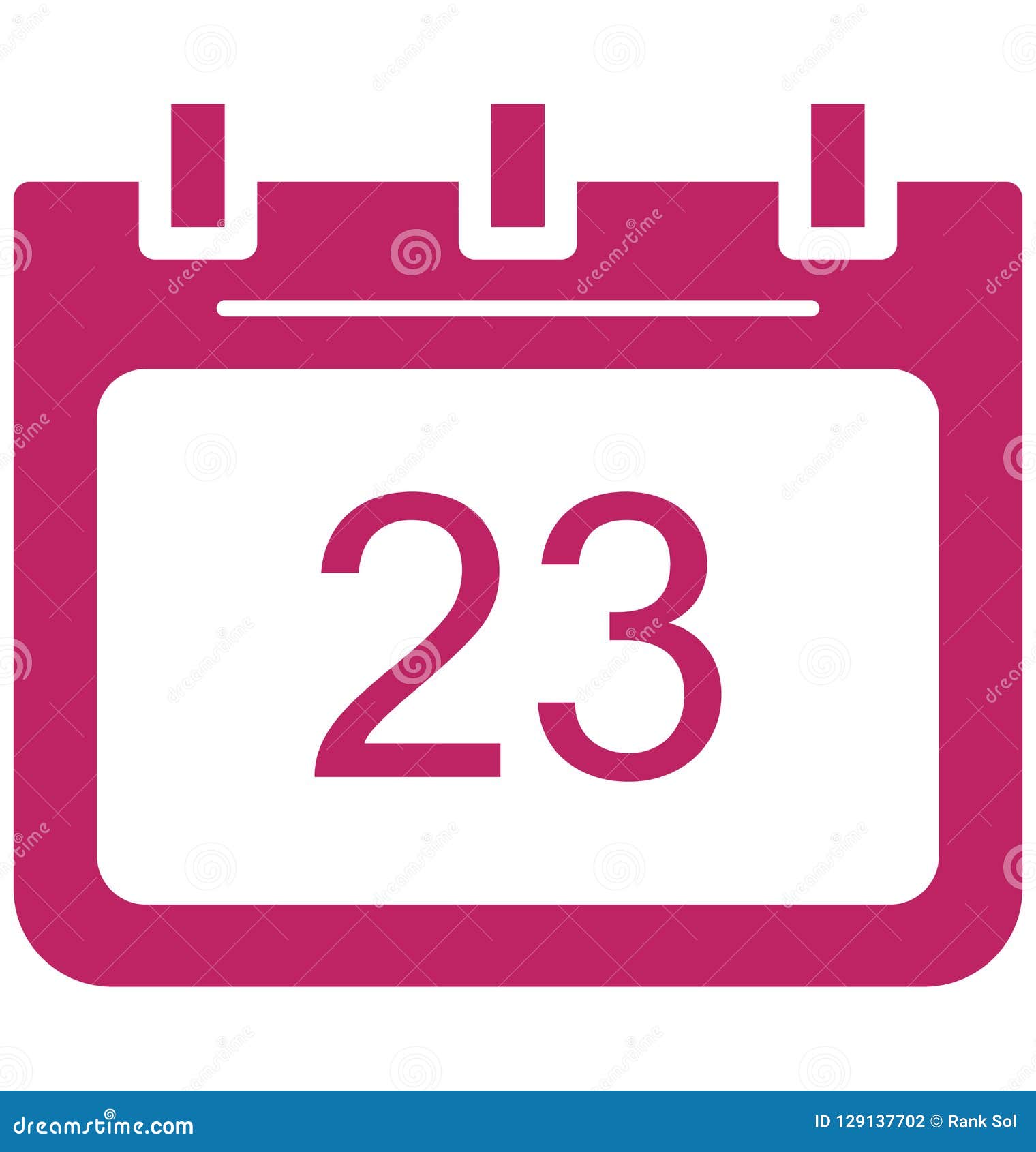 Twenty Three, Twenty Third Special Event Day Vector Icon that Can Be ...