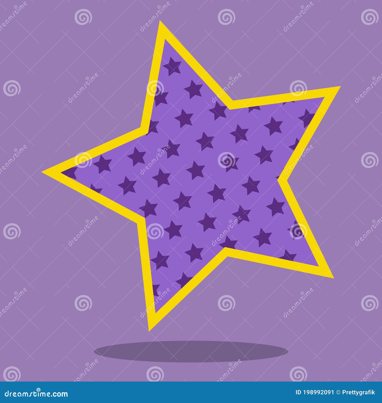 Tweny witch star purple 04 stock vector. Illustration of star - 198992091