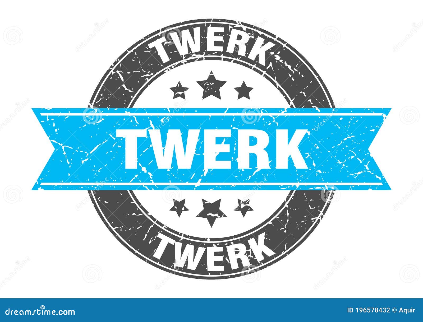 Twerk Stamp. Twerk Round Isolated Sign. Vector Illustration ...