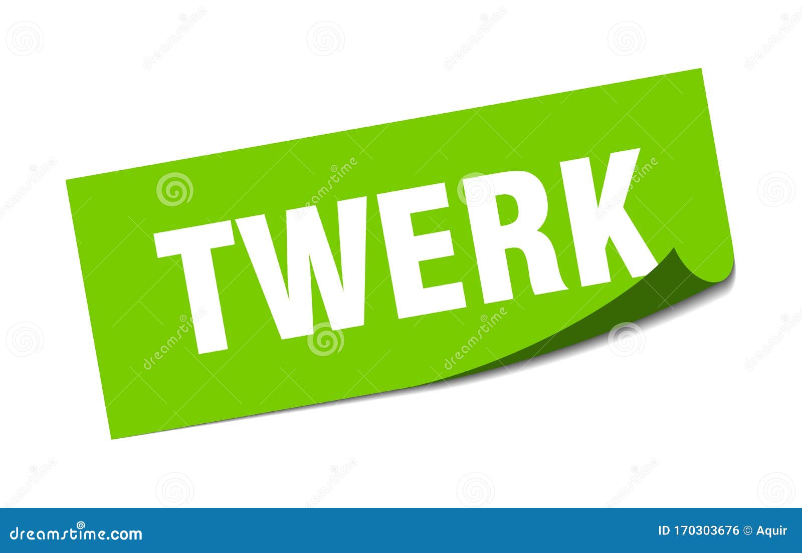 Twerk Sticker. Twerk Sign Set. Vector Illustration | CartoonDealer.com ...