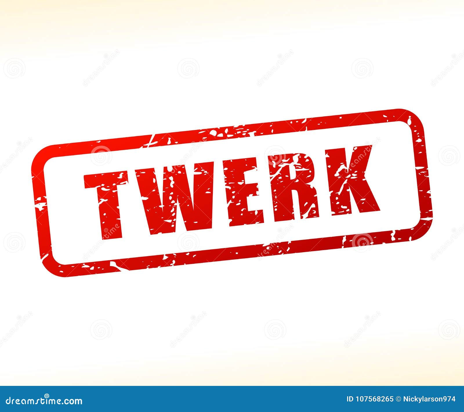 Twerk text stamp stock vector. Illustration of vector - 107568265