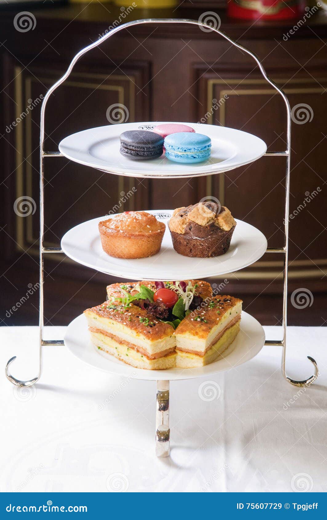 TWG Tea Salons and Boutiques Afternoon Tea Stock Image - Image of ...