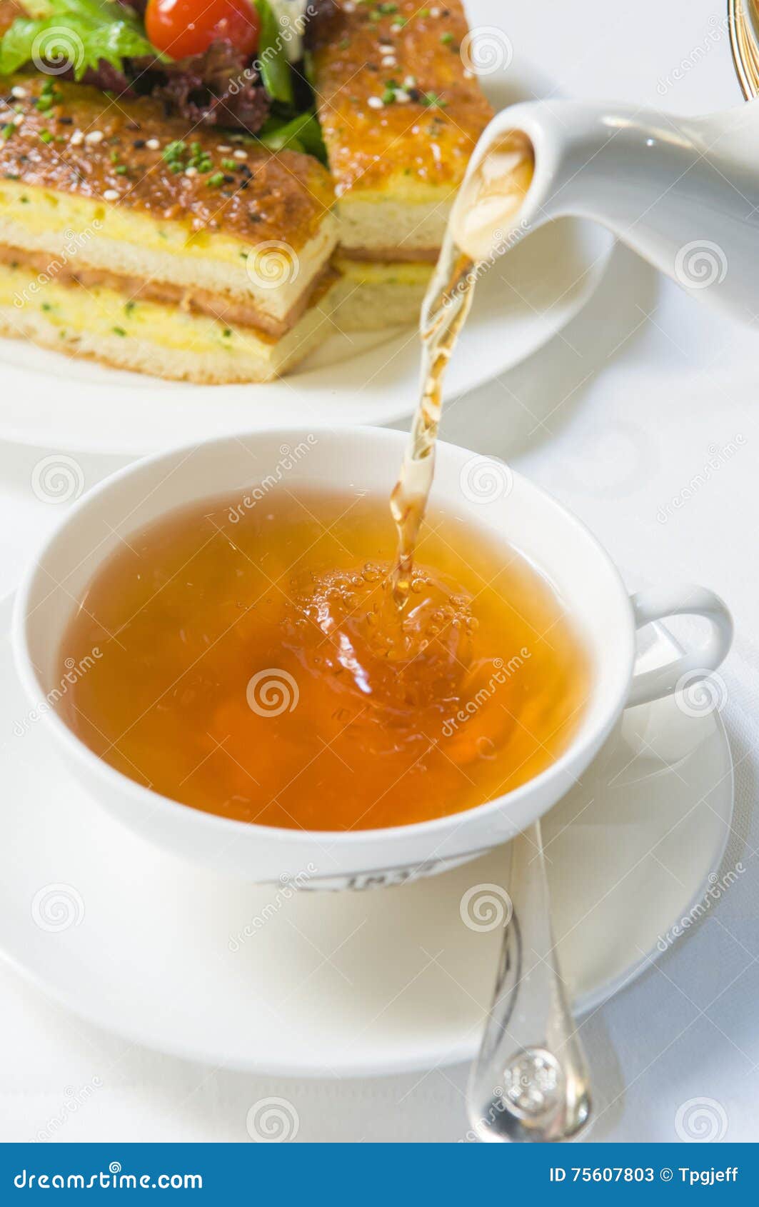 TWG Tea Salons and Boutiques Afternoon Tea Stock Image - Image of ...