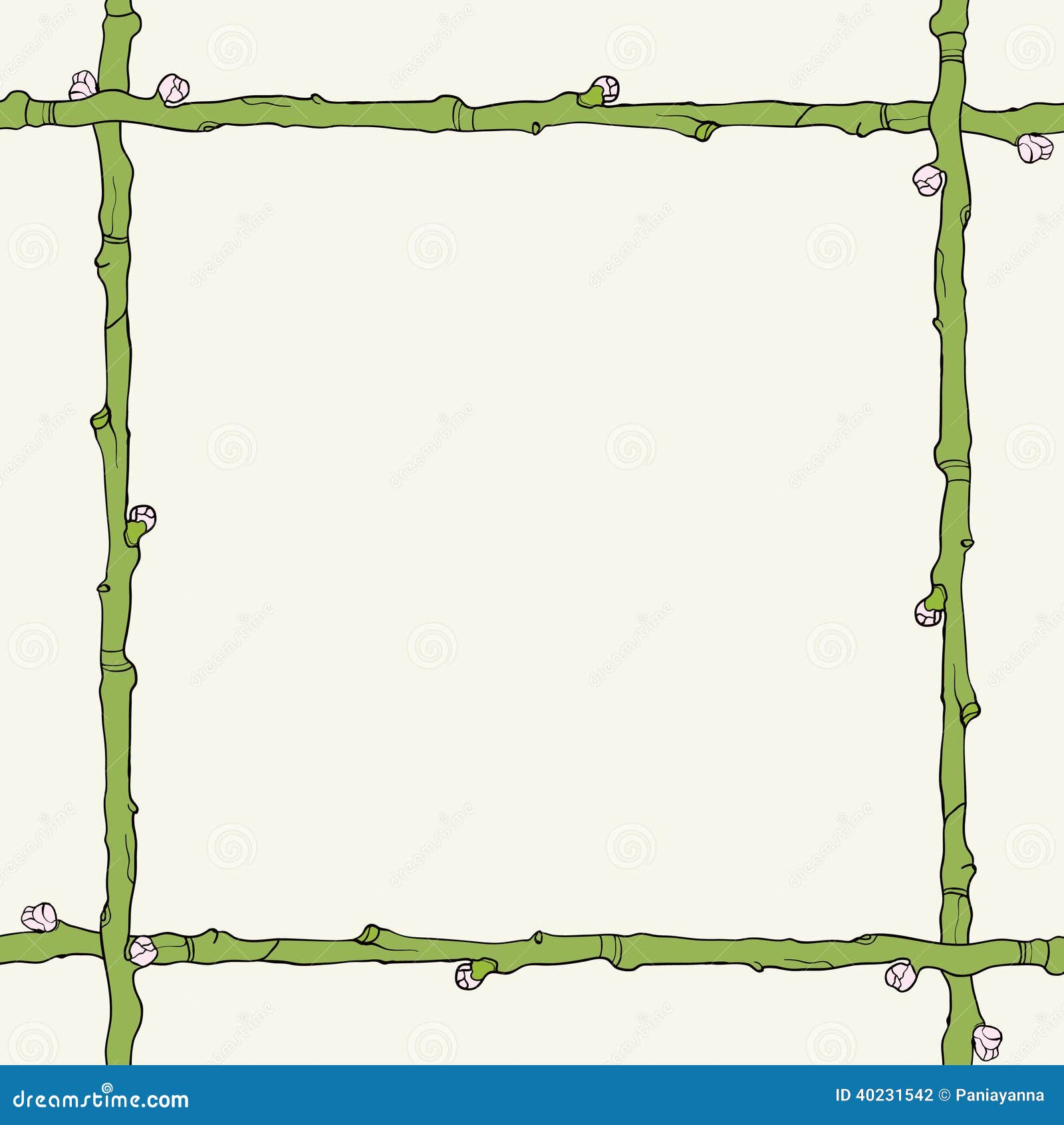 Twig Frame Vector | CartoonDealer.com #27688586