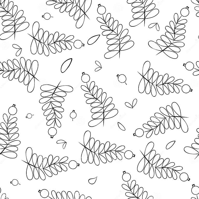 Twig stock illustration. Illustration of simple, seamless - 243888856