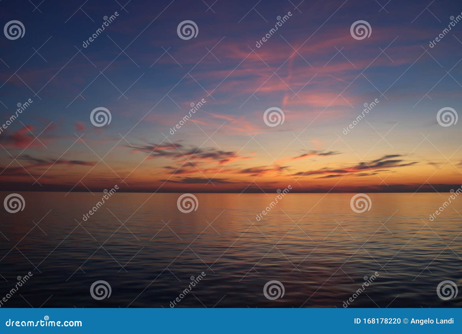 Twilight before Dusk stock photo. Image of seascape - 168178220