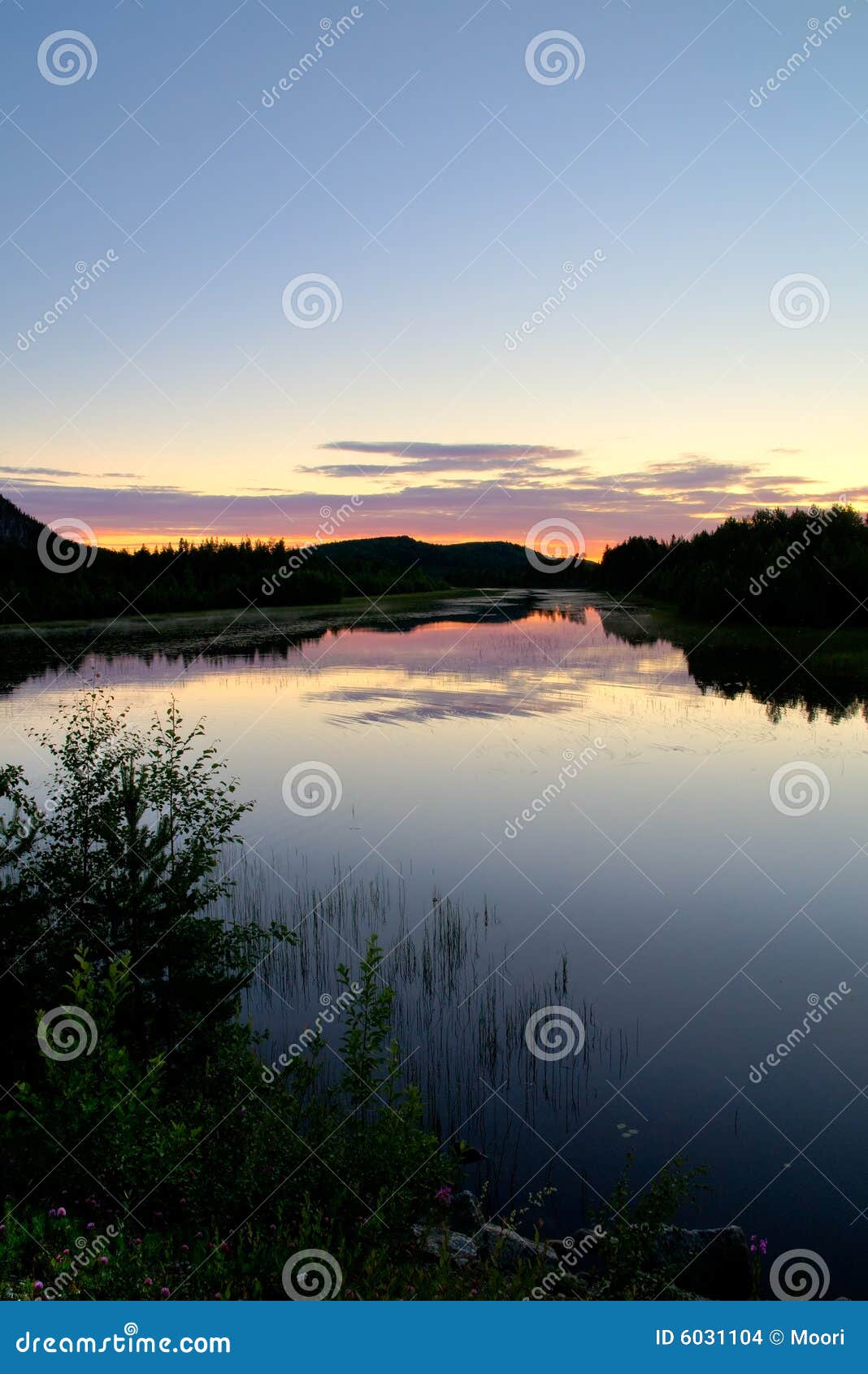 Twilight lake stock photo. Image of scenery, serene, beauty - 6031104