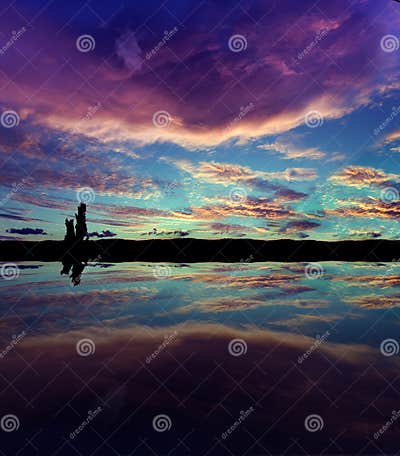 Twilight landscape stock image. Image of early, distant - 18073477