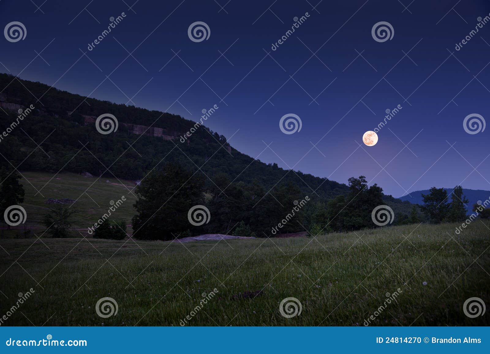 Twilight Prairie stock photo. Image of field, rural, horizontal - 24814270