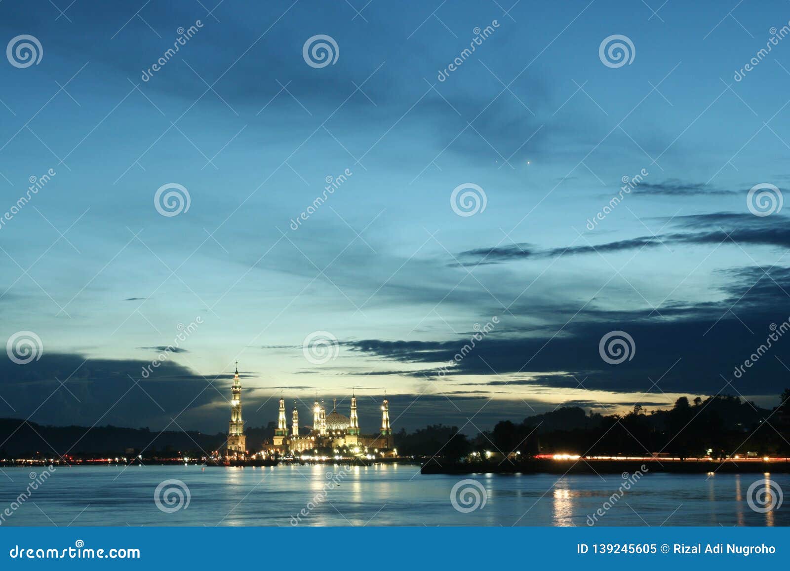 Islamic and sunrise stock image. Image of sunrise, islamic - 139245605