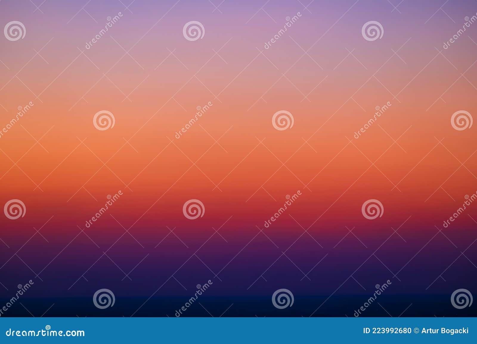 Twilight Sky Lower Atmosphere Illumination Stock Photo - Image of empty ...