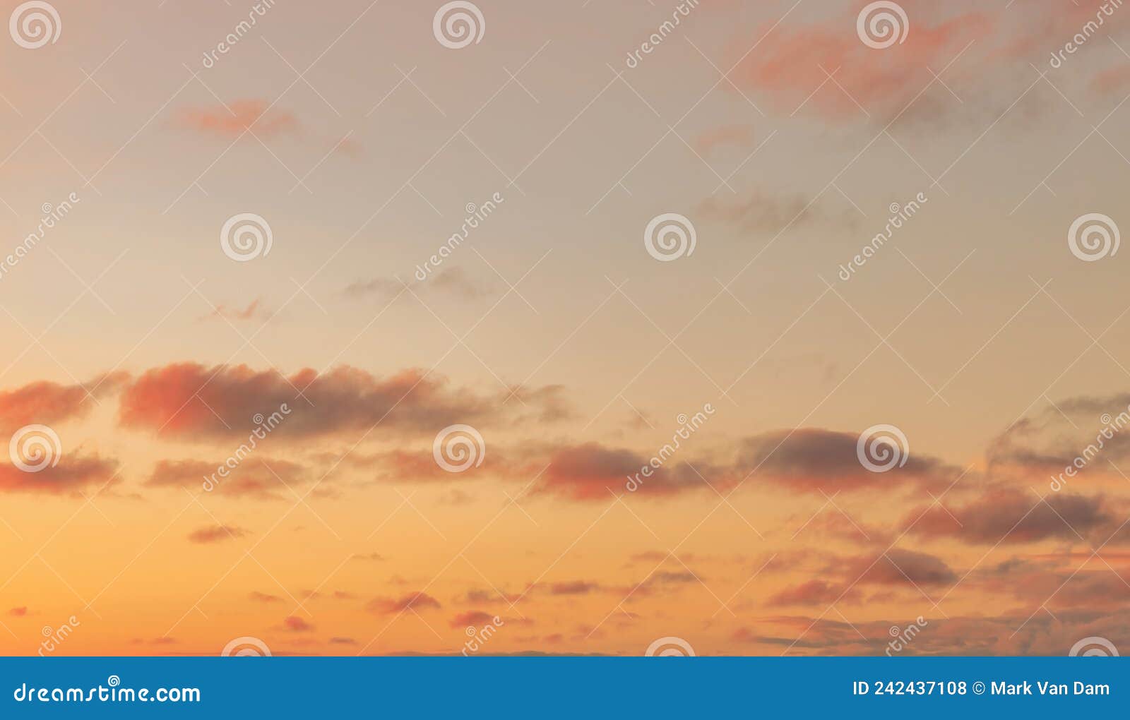 Twilight Sunset Sky Replacement Image with Orange Yellow and Purple and ...