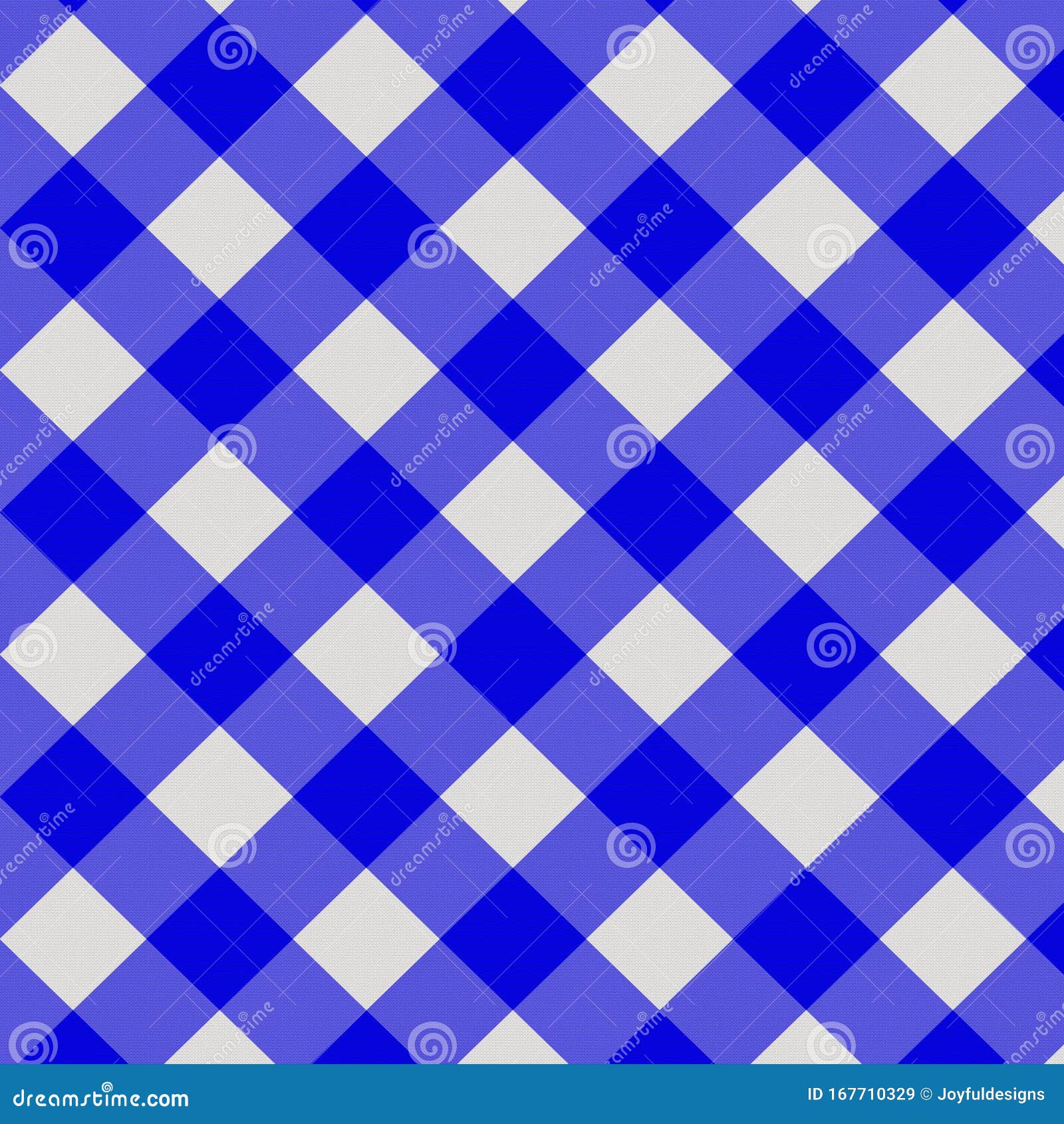Twill Blue and White Diagonal Plaid Pattern Stock Illustration ...