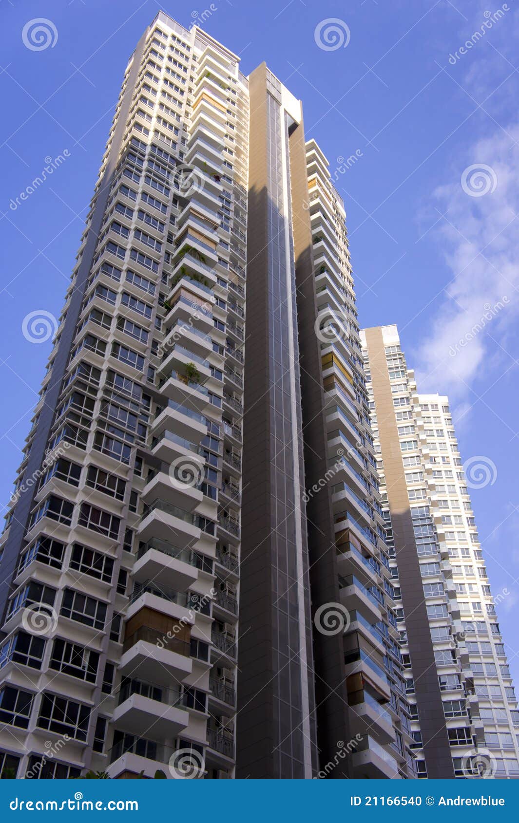 Twin apartment buildings stock photo. Image of dwelling - 21166540