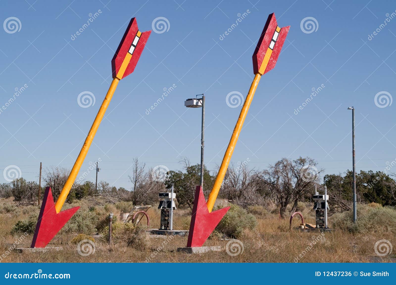 Twin Arrows stock photo. Image of point, interest, lonely - 12437236