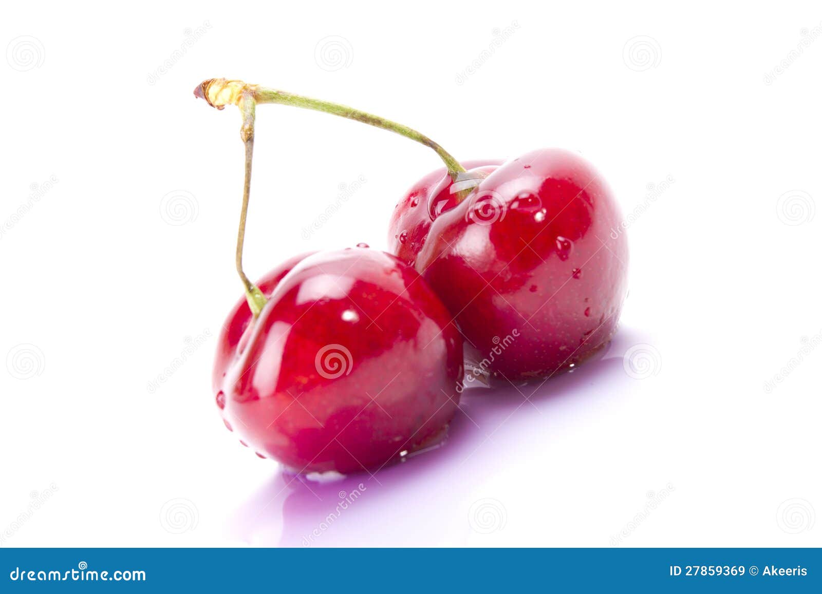 Twin cherries stock image. Image of freshness, cherry - 27859369