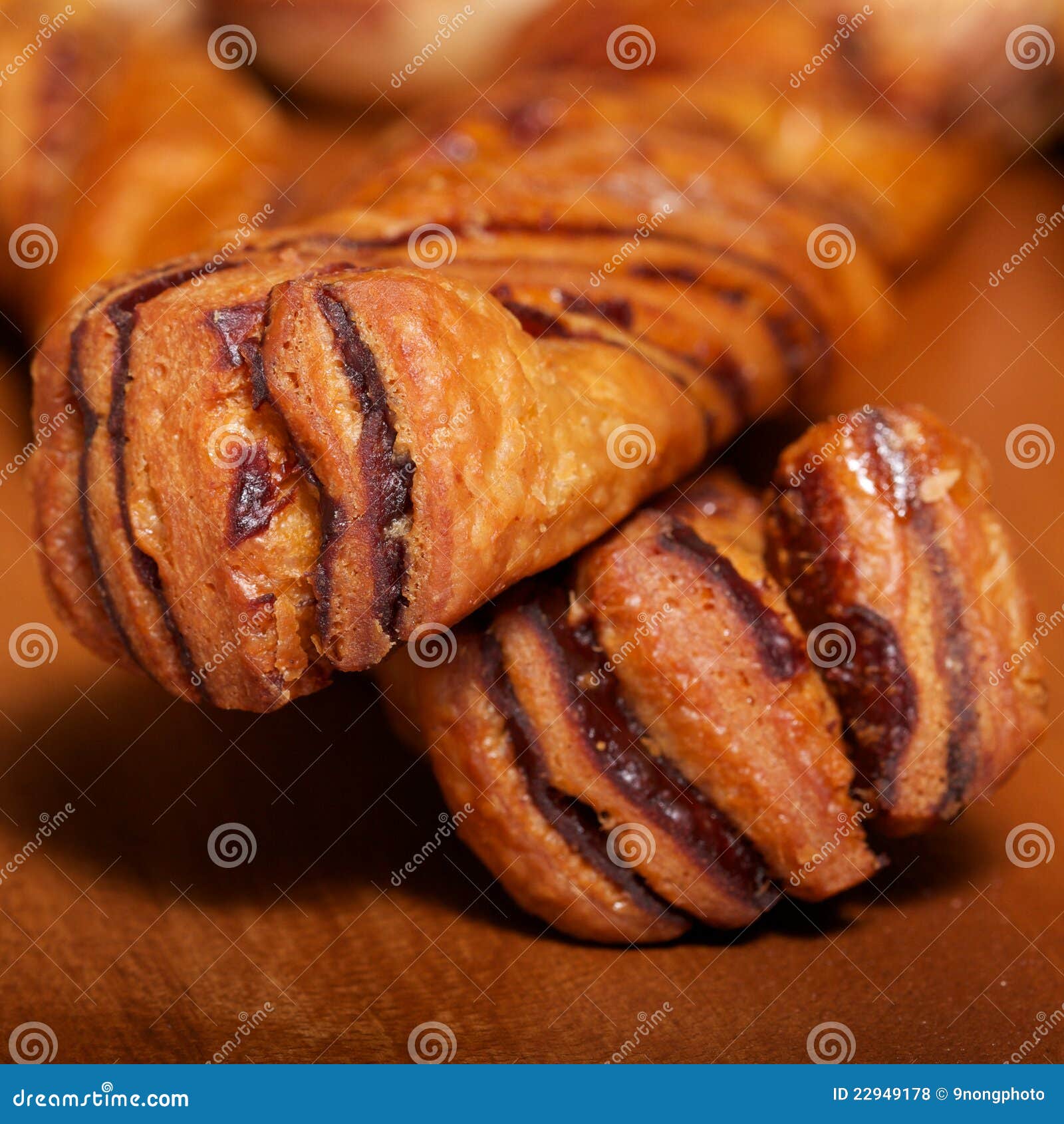 Twin chocolate bread stick stock photo. Image of baked - 22949178