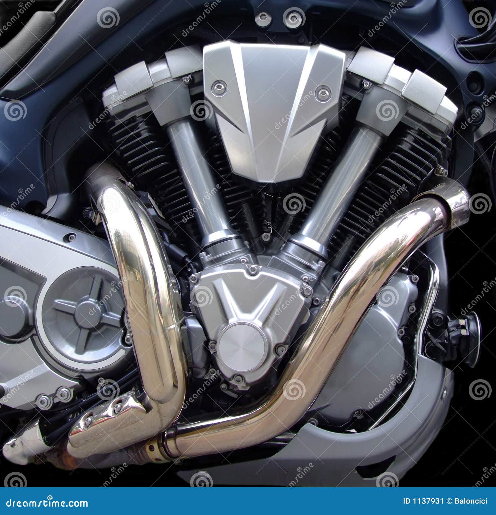 Twin Engine stock image. Image of style, close, silver - 1137931