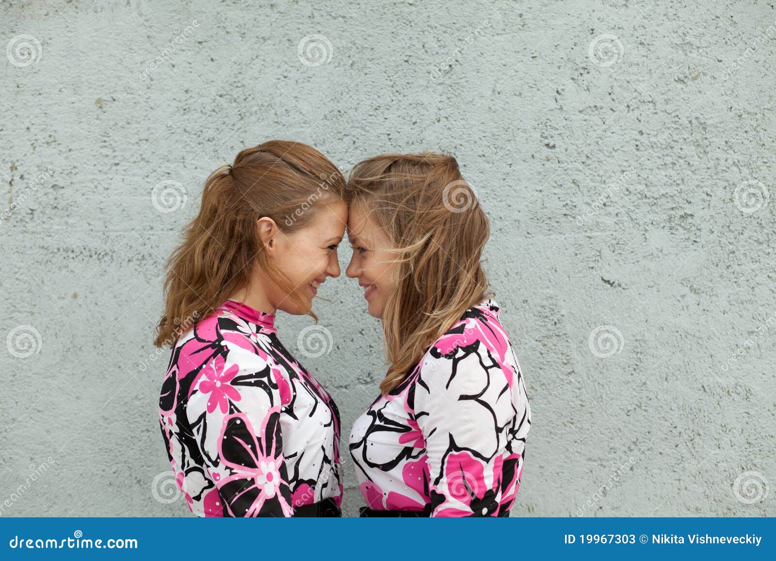 Twin girls stock image. Image of female, girlfriends - 19967303