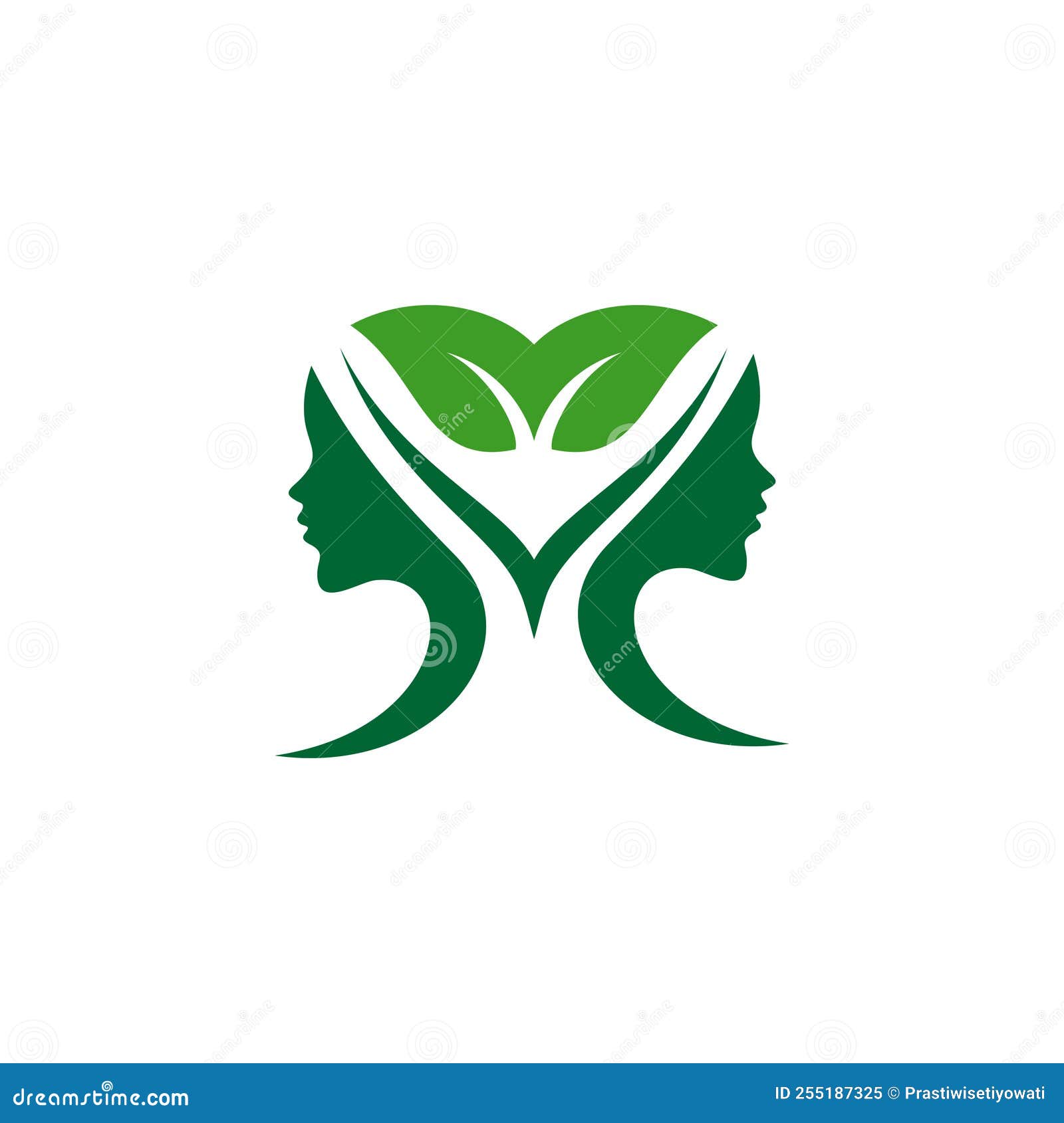 Twin Lady Nature Spa Logo Icon Stock Vector - Illustration of natural ...