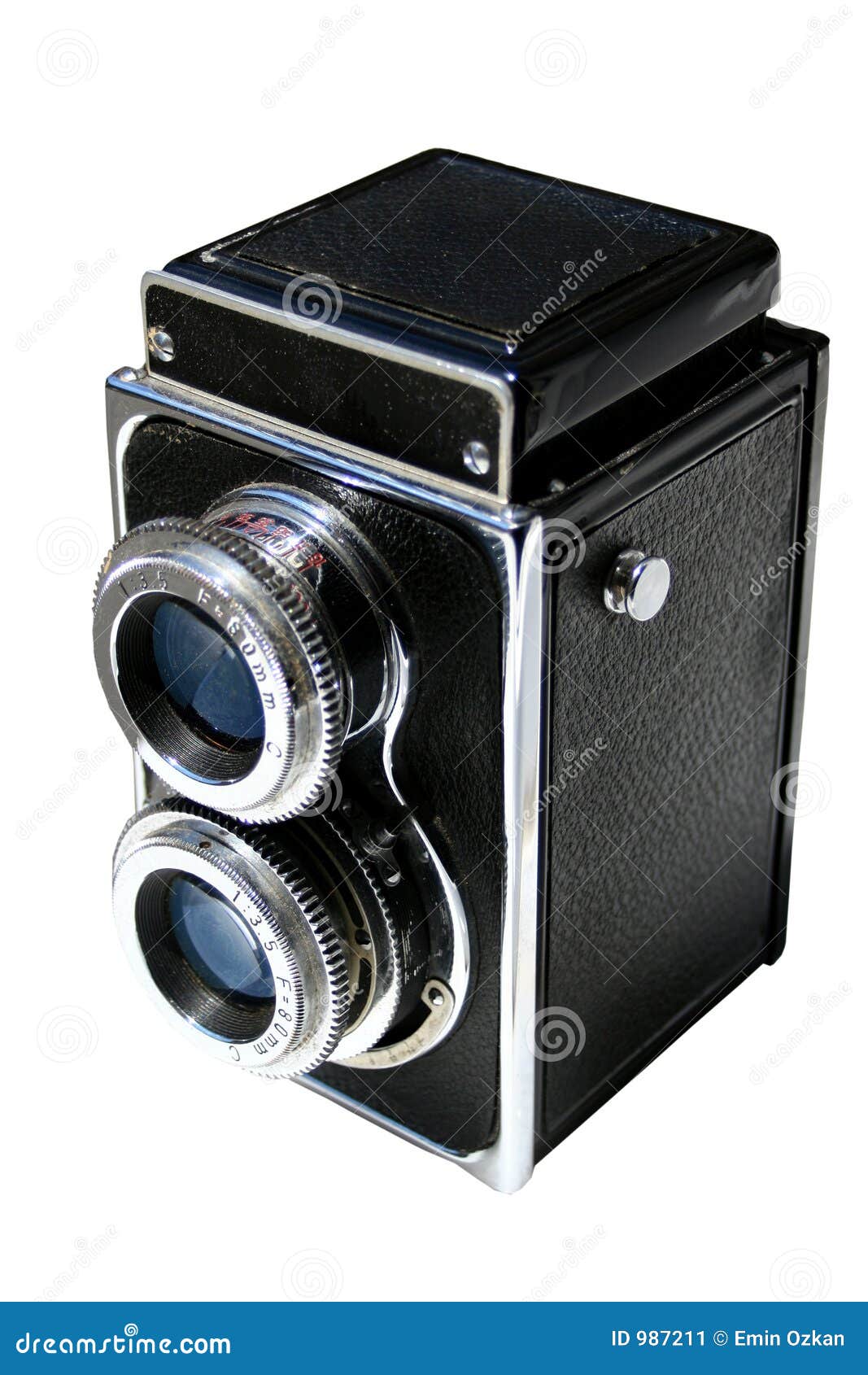 Twin lens camera stock image. Image of photographicfilm - 987211