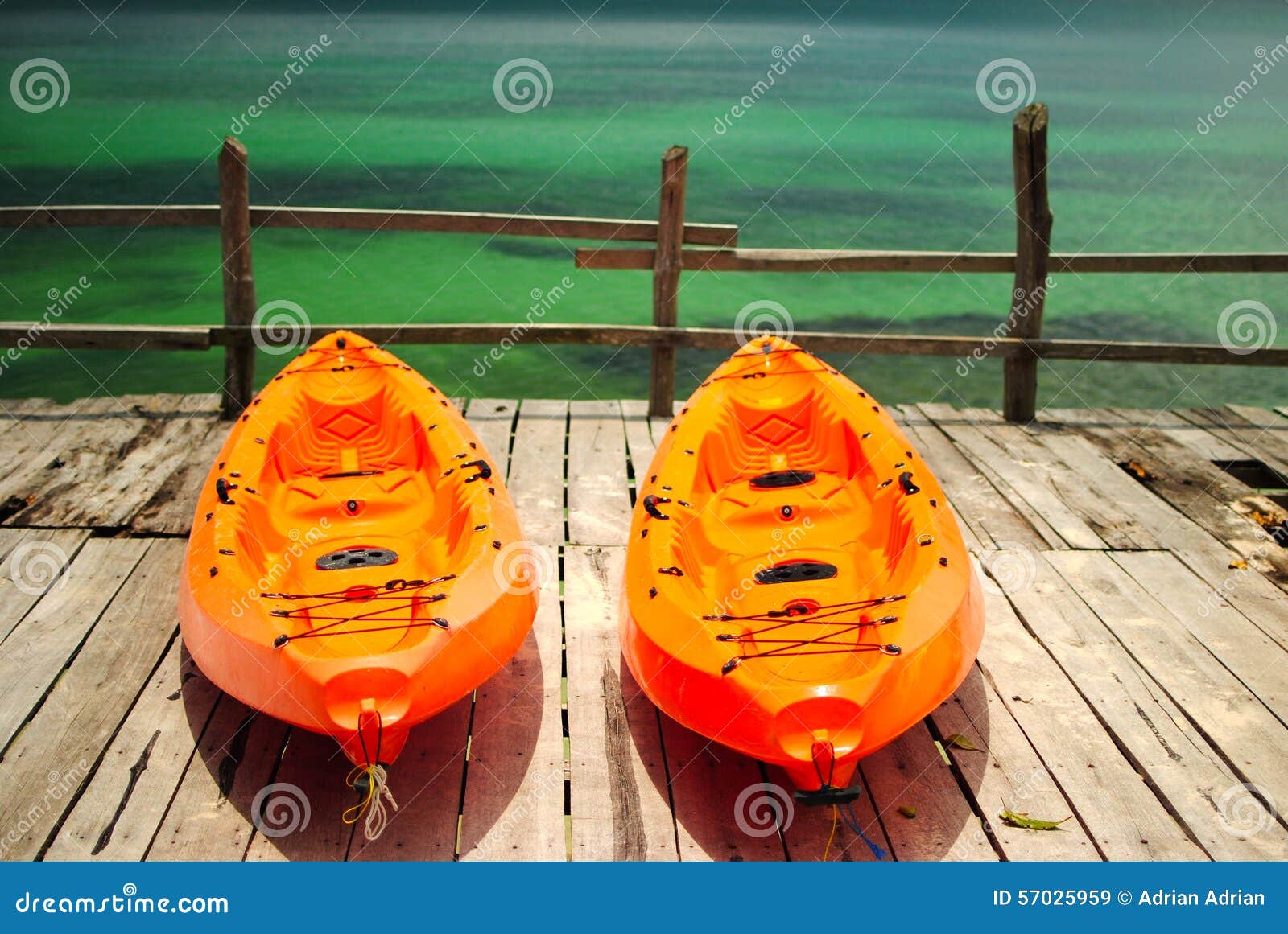 Twin orange canoe stock image. Image of outdoor, game - 57025959
