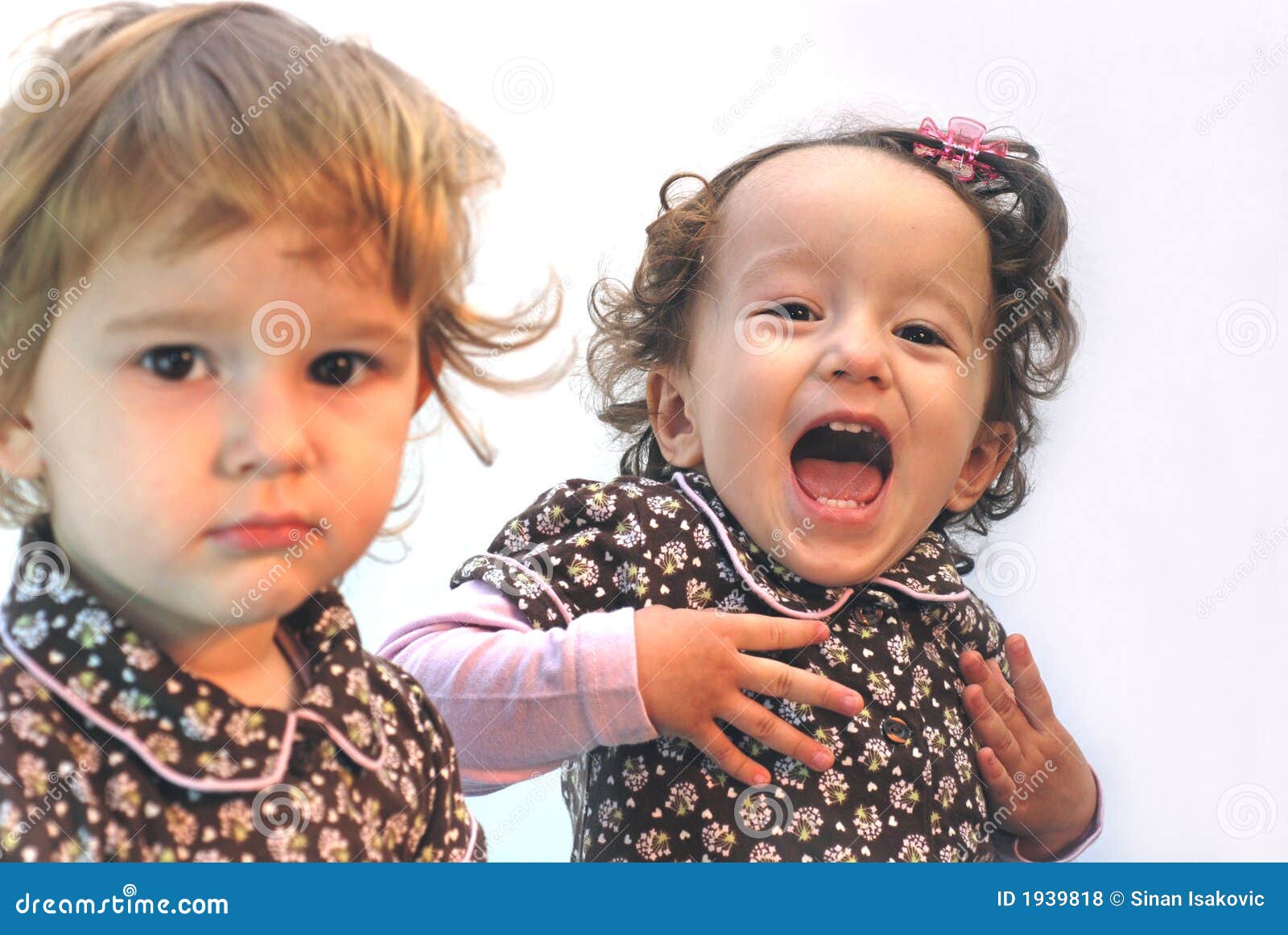 Twin smile stock photo. Image of face, emotions, eyes - 1939818