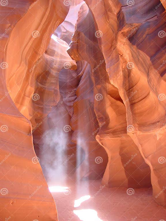 Twin Sunbeams stock photo. Image of navajo, sandstone, rocks - 196968