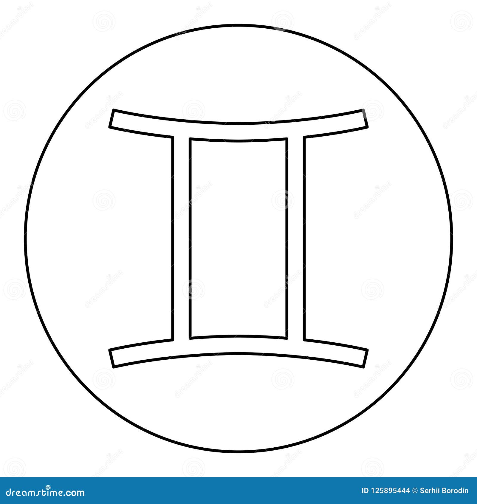 Twin Symbol Icon Black Color in Round Circle Stock Vector ... Twin Symbol Icon Black Color in Round Circle Stock Vector ...
