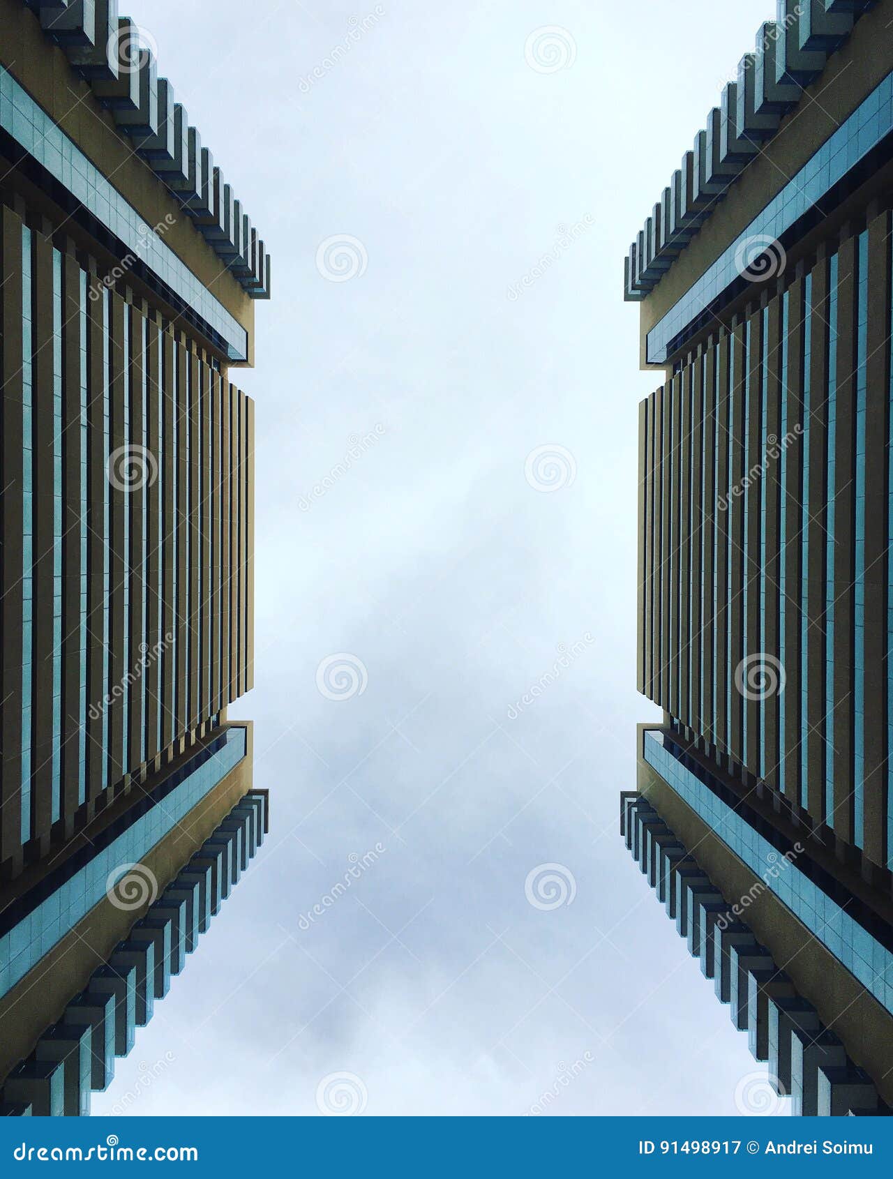 Twin Towers stock image. Image of doha, architecture - 91498917