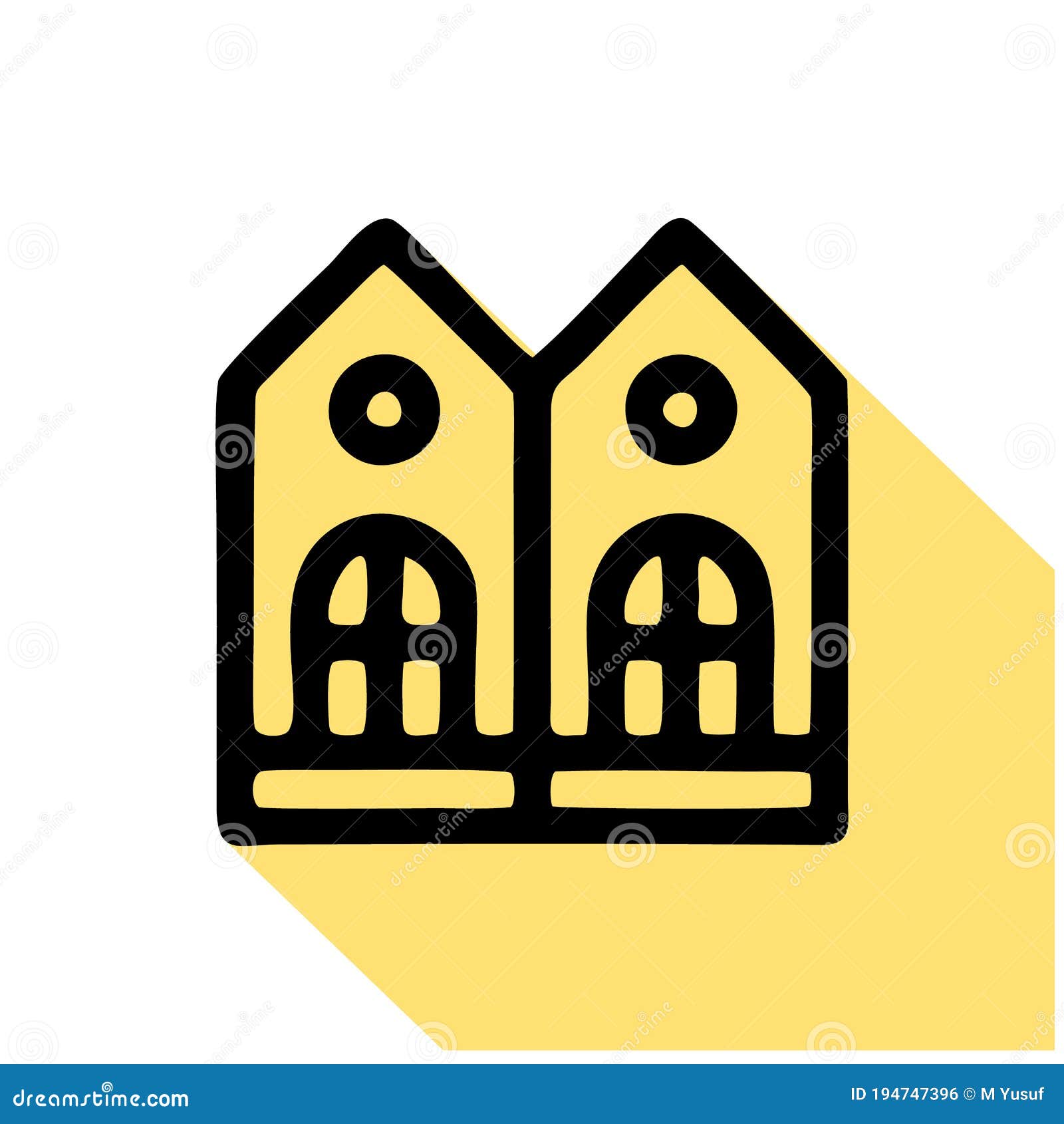 Twin Vector Icon. Twin Editable Stroke Stock Vector - Illustration of ...