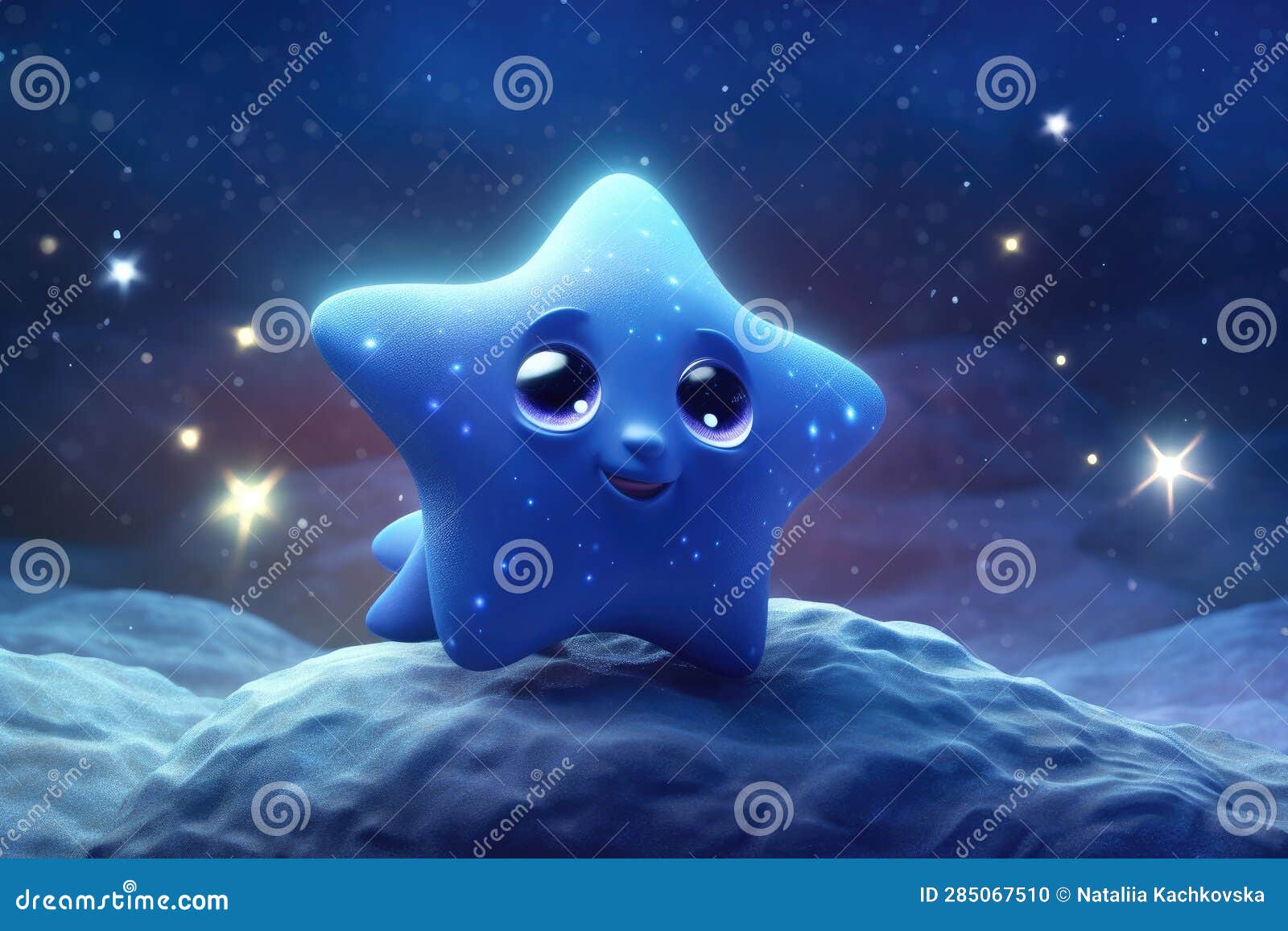 Twinkle small blue star stock illustration. Illustration of artwork ...