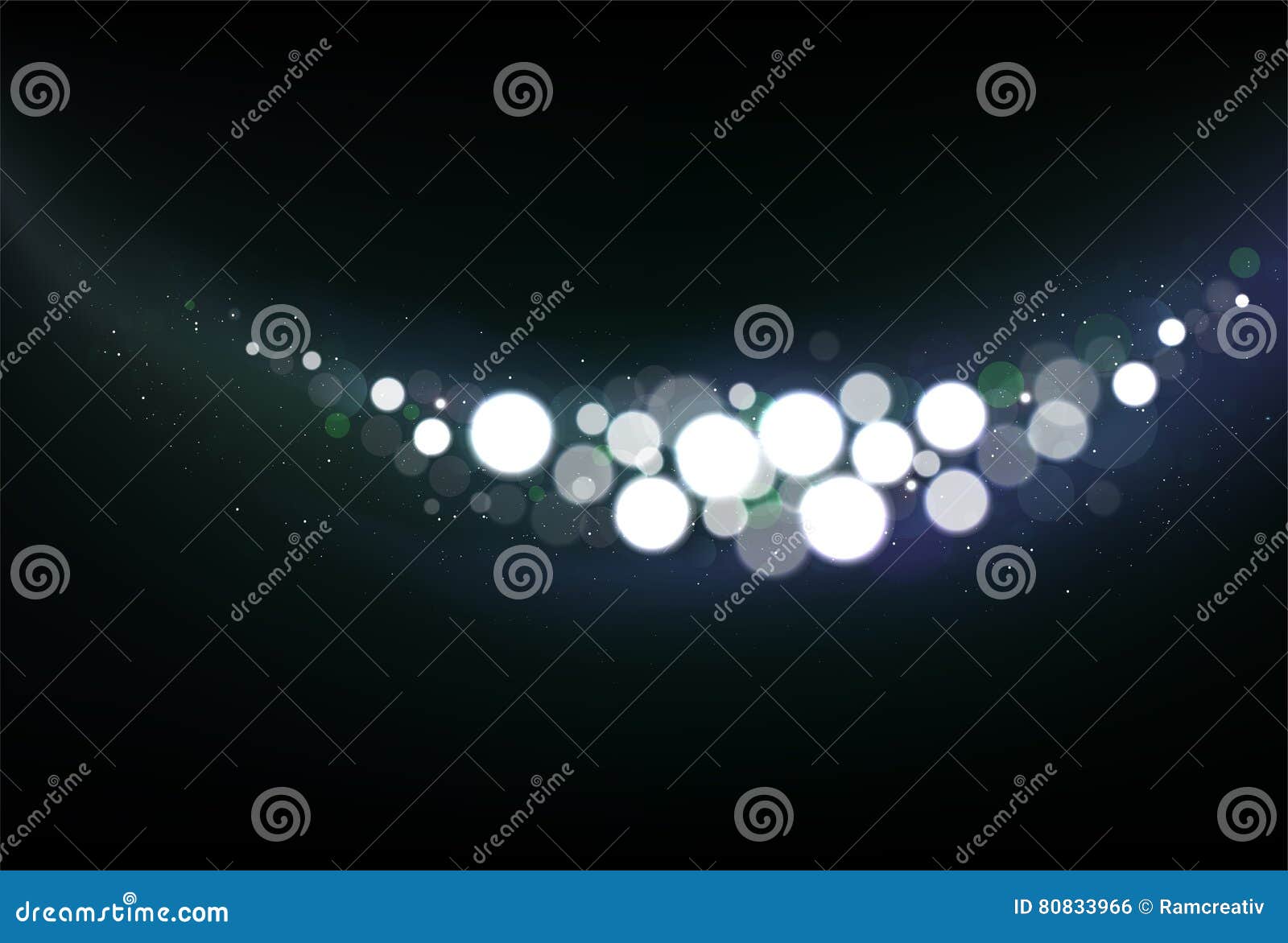 Twinkled Christmas Background with Glitter Lights. Stock Vector ...
