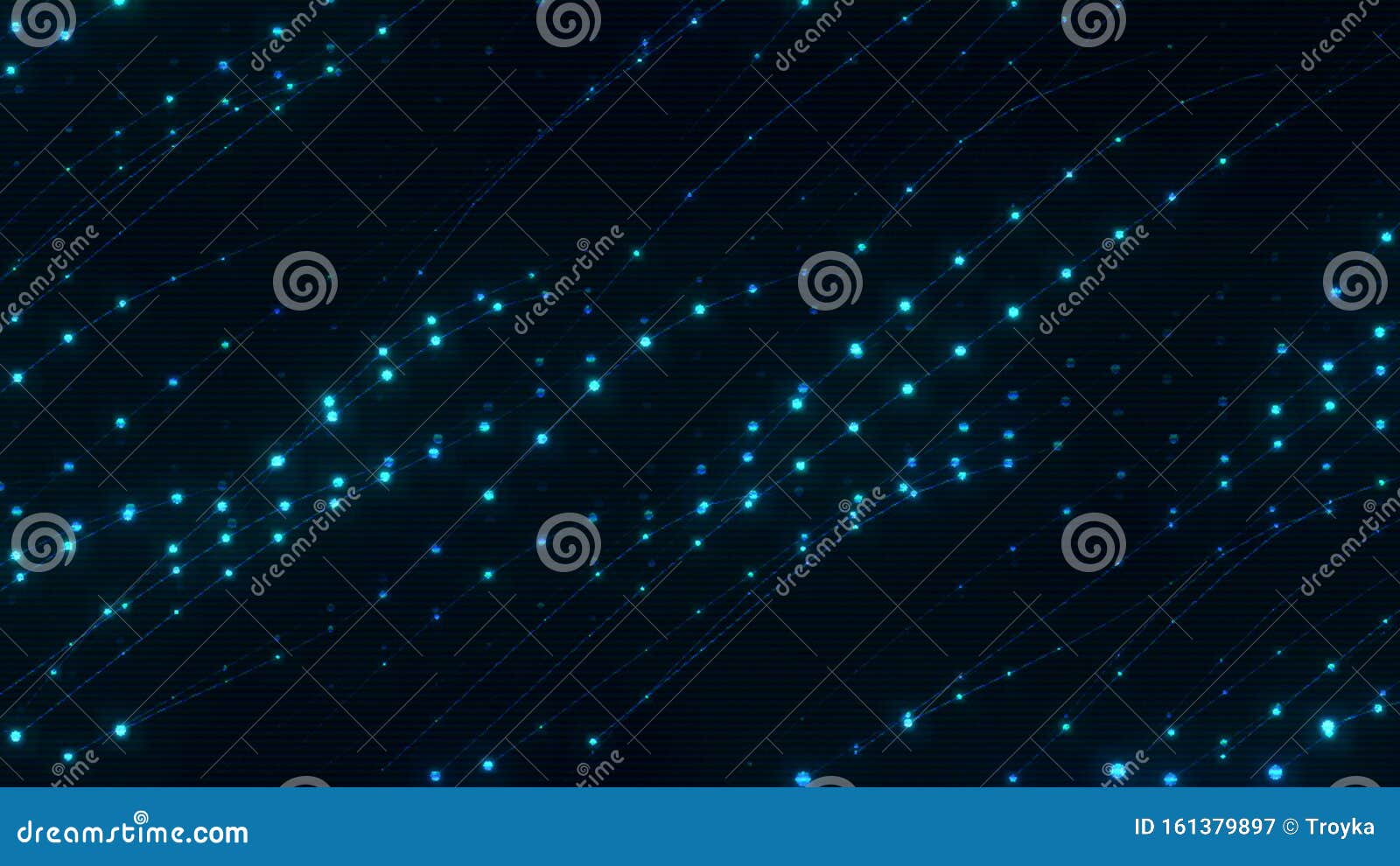 Twinkling Flashing Dots in Dark Space. Abstract Black Background Stock ...