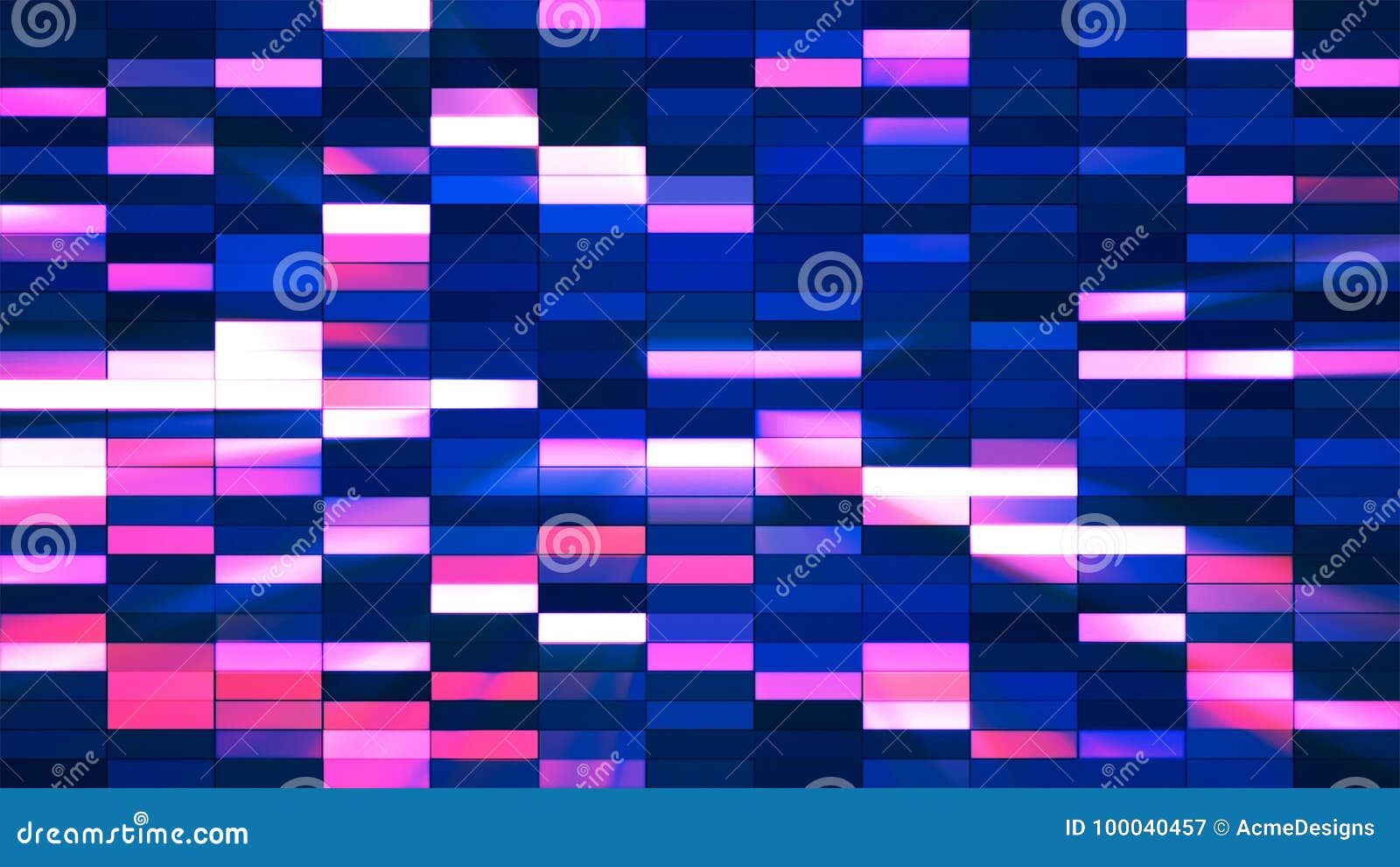 Twinkling Horizontal Small Squared Hi-Tech Bars, Multi Color, Abstract ...