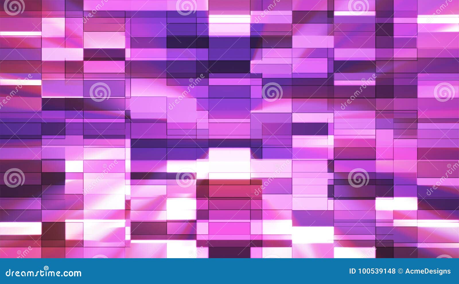 Twinkling Horizontal Small Squared Hi-Tech Bars, Pink, Abstract ...