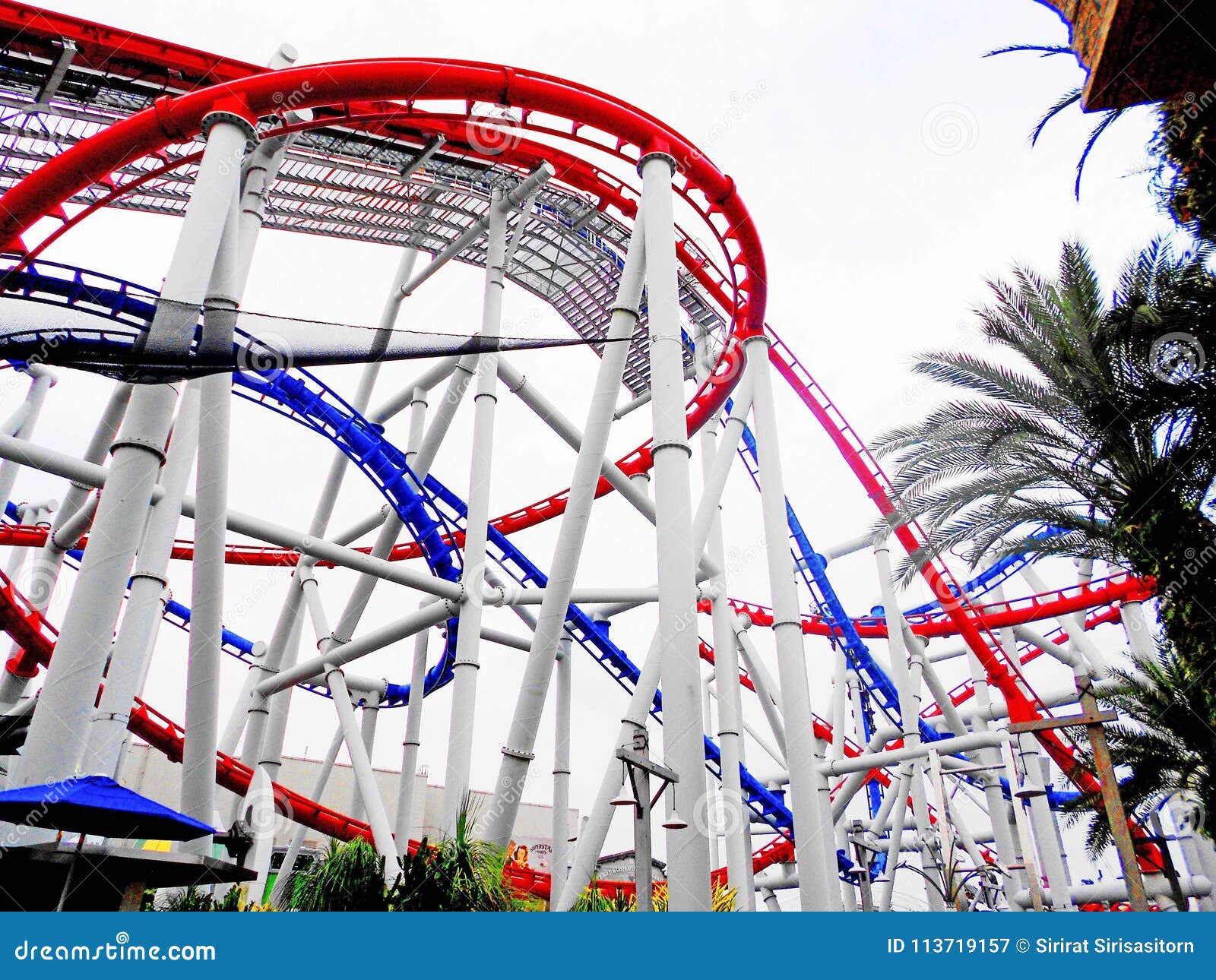 Twins Coaster stock image. Image of roller, coaster - 113719157